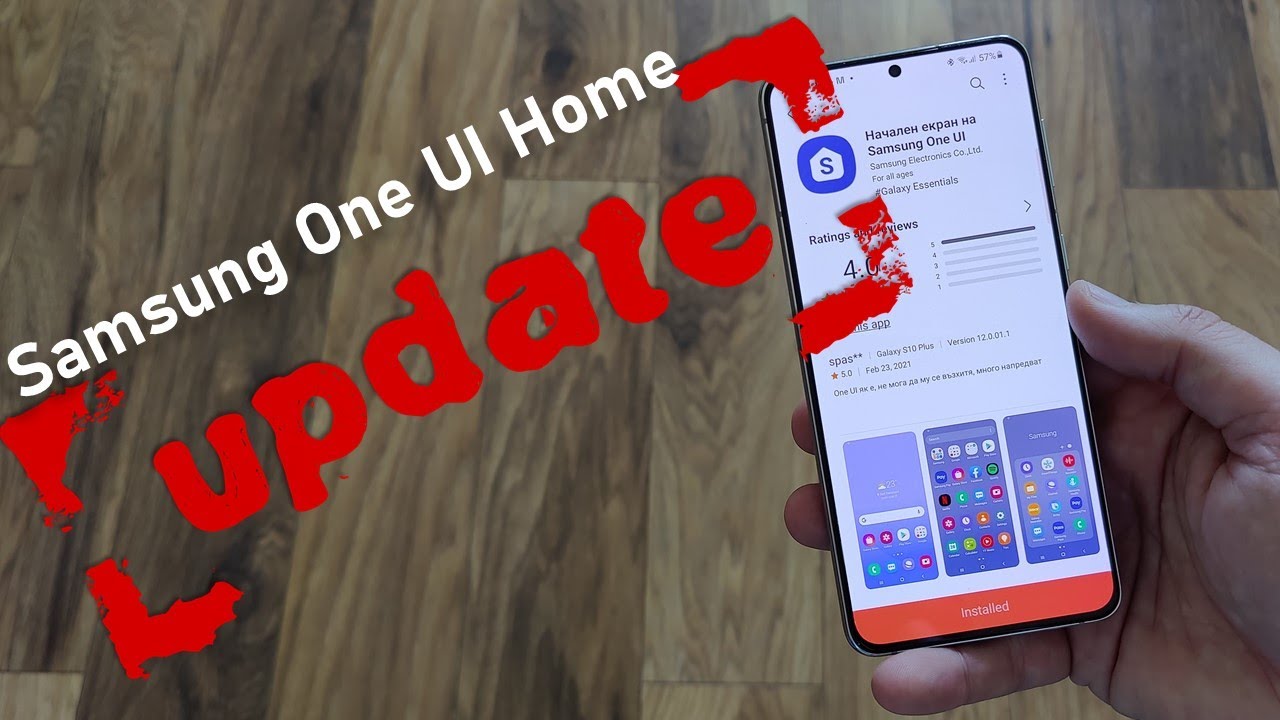New Samsung One UI Home update now with 4x4 grid support! - YouTube