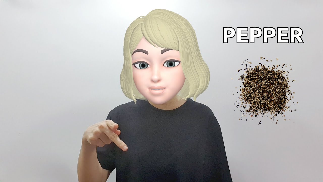 American Sign Language (ASL) Lesson: Pepper - YouTube