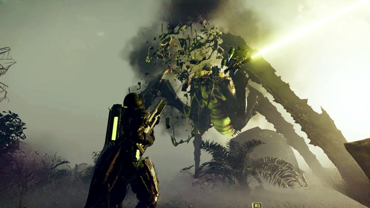 Taking Down Bile Titans and Chargers with Railgun Helldivers 2 Helldive ...