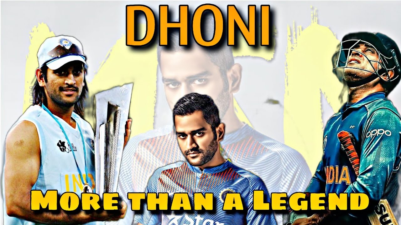 A Fan's Tribute to MS Dhoni | Dhoni the Legendary Cricketer | Thank you ...