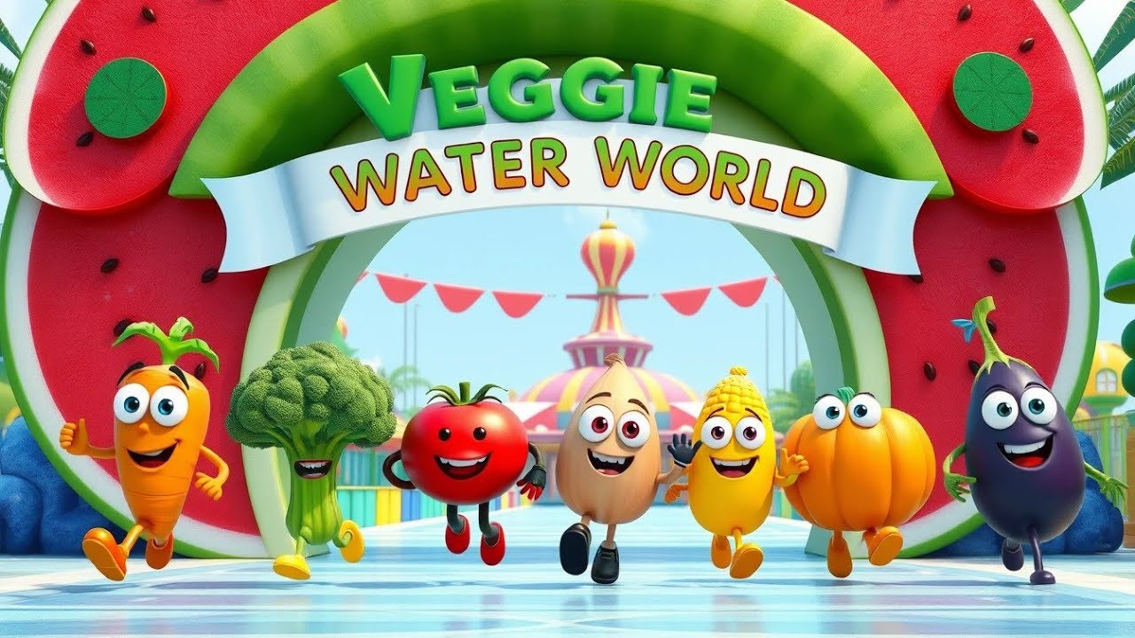 Veggies' Splashy Adventure! Veggie Water World. Full Video. - YouTube