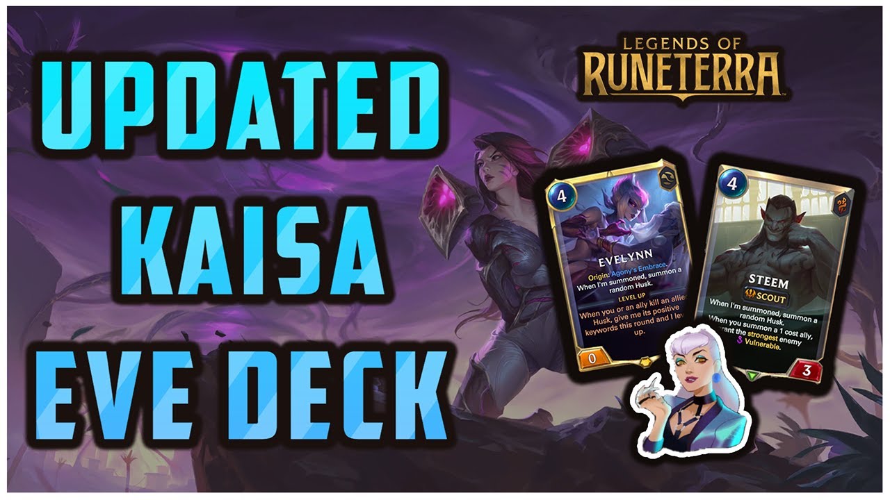 Kaisa Evelynn Is AWESOME With Steem! Updated Deck Profile! - YouTube