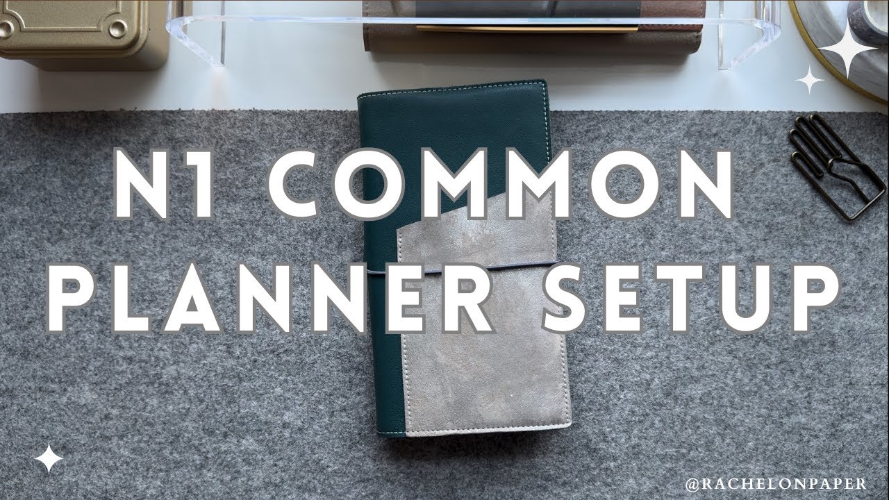 STERLING INK N1 COMMON PLANNER SETUP | How I use the N1 common planner ...