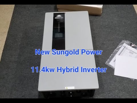 Sungold Power 11.4kw Inverter new model SGN11.4K hybrid with smart port ...