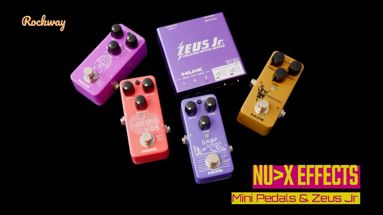 NUX Mini Pedals & Zeus Jr PSU –– Demo Song 1 –– Rockway 2025 - YouTube