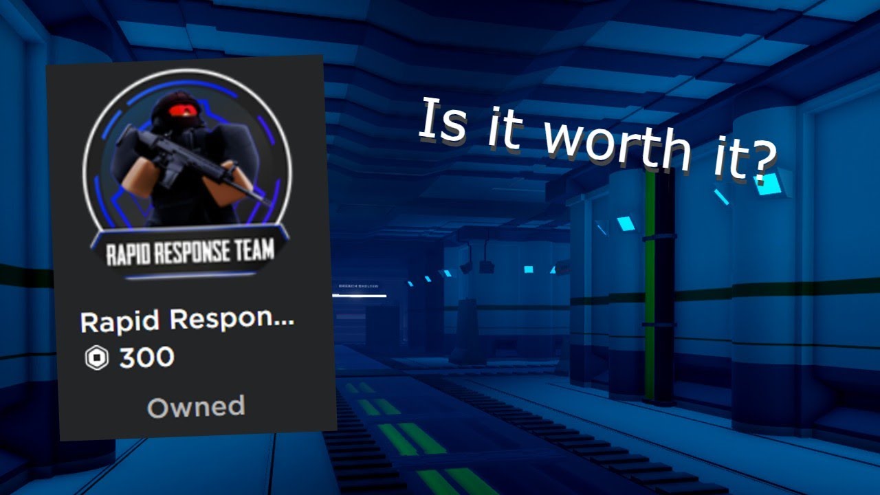 Is the RRT gamepass worth it? (SSRP) - YouTube