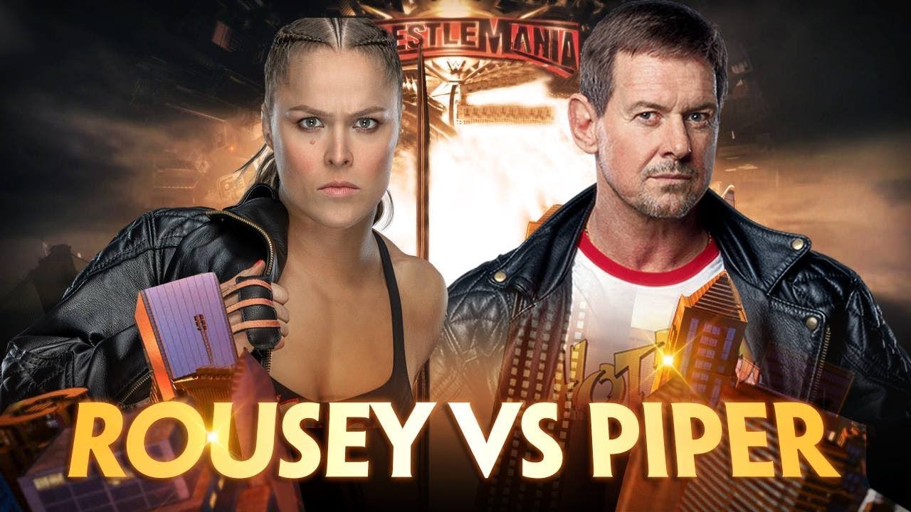 Ronda Rousey Vs Roddy Piper: WrestleMania #WWE2K19 #WWE #WM - YouTube