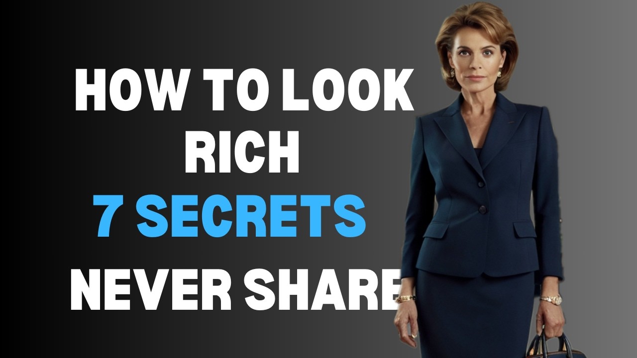 How to Look Rich Classy Women 50+: 7 Secret Style Tips - YouTube