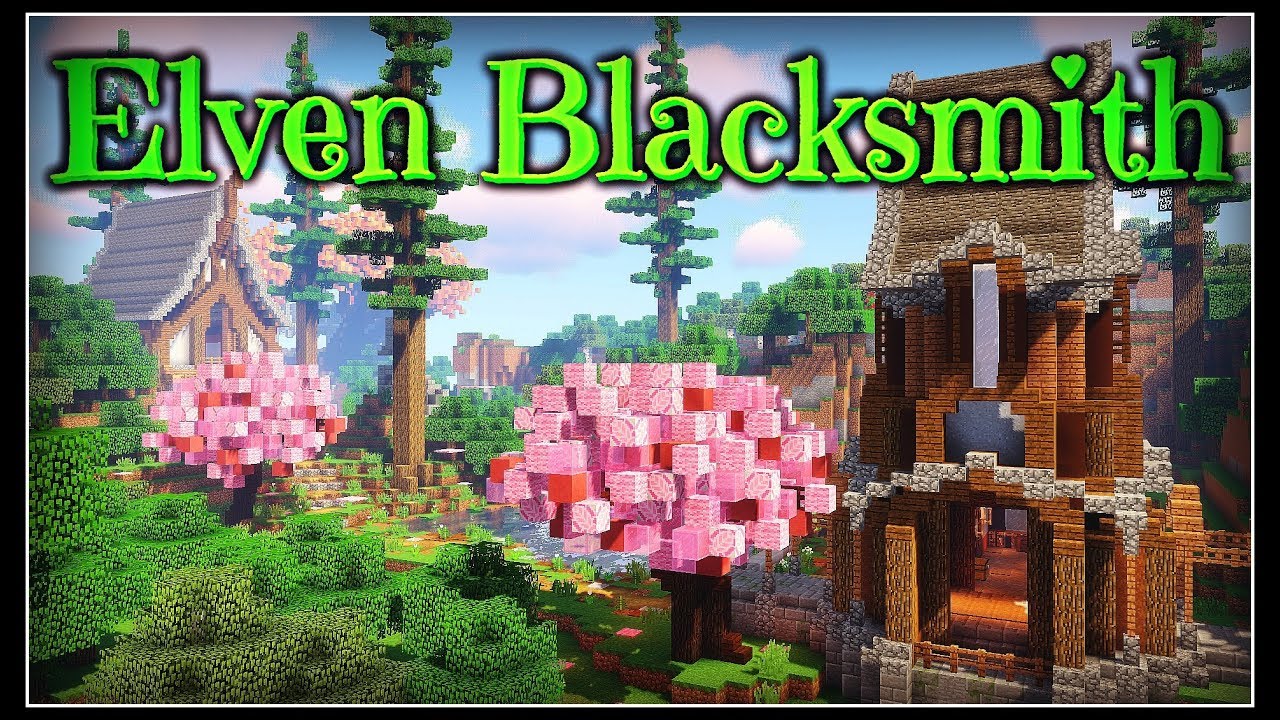 Minecraft Timelapse | Elven Blacksmith - YouTube