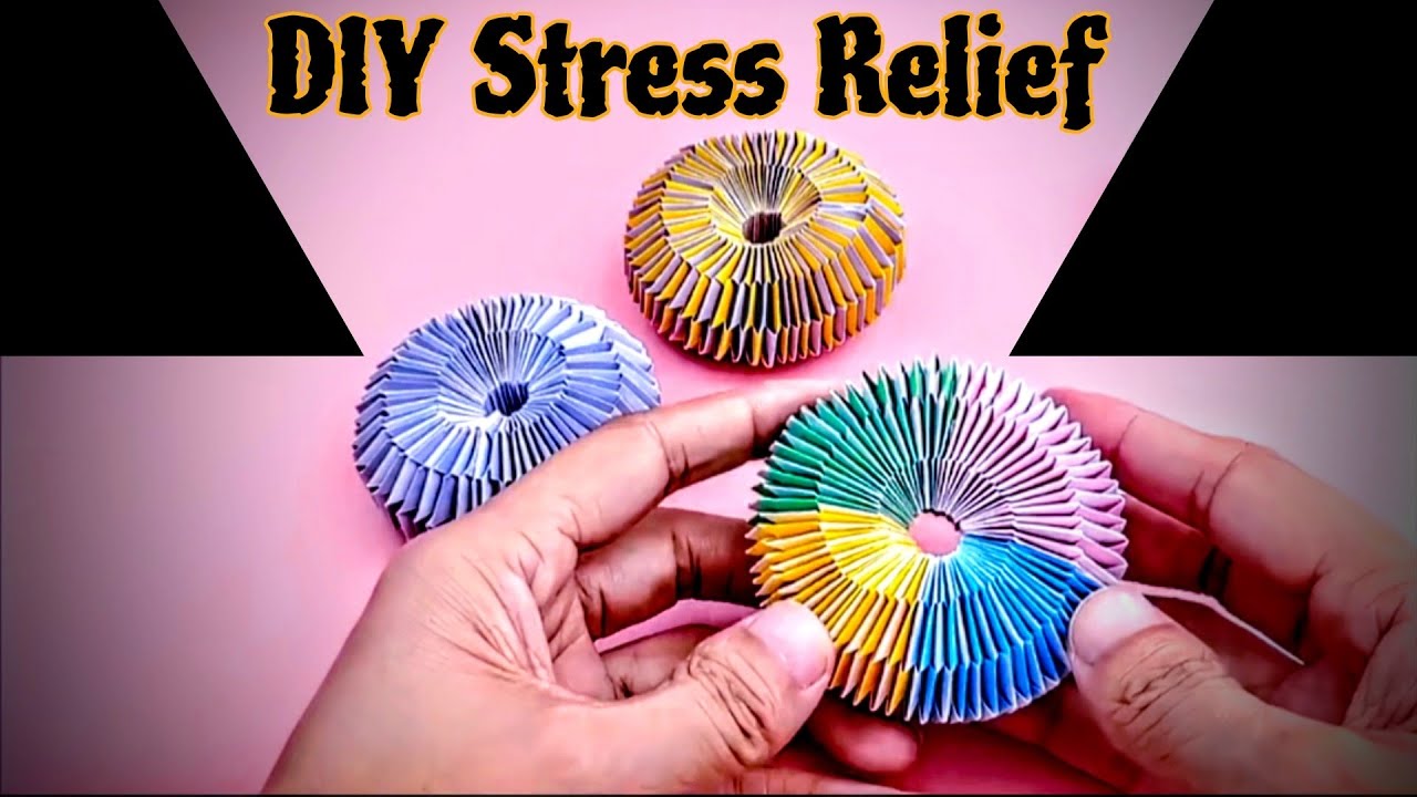 DIY Stress Relief Origami / Diy paper toy / Easy paper craft #easycraft ...