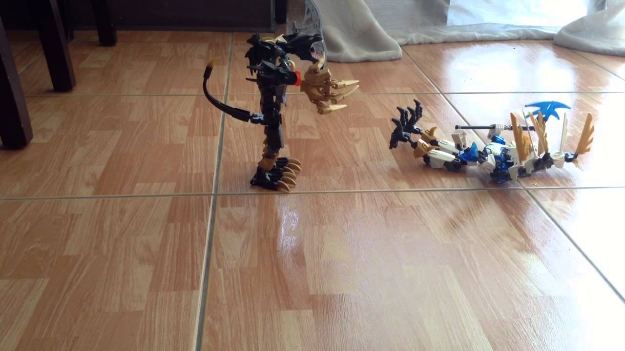 Stop motion Lego figures battle - YouTube