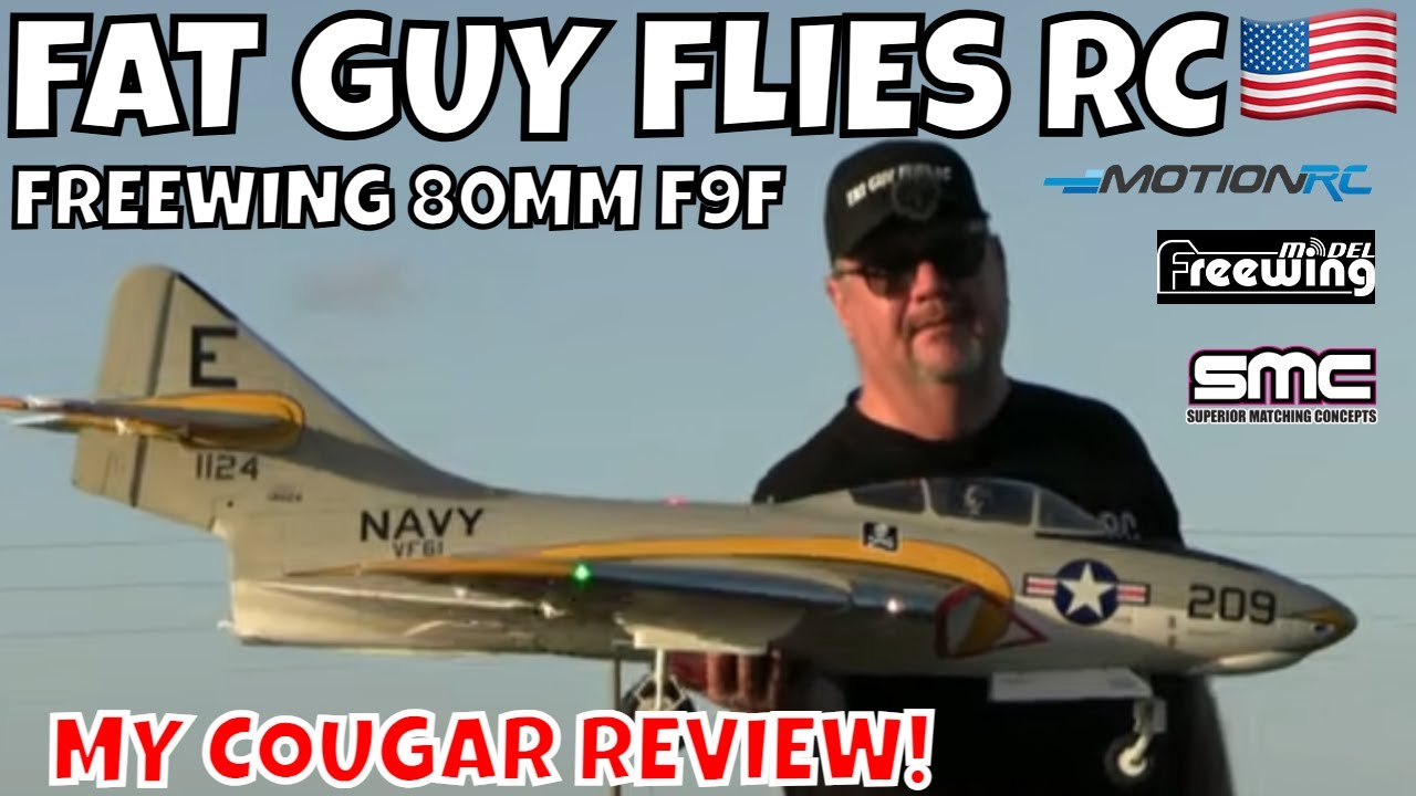 FREEWING F9F-8 COUGAR REVIEW by FGFRC #aviation #rcjets #aircraft #rc ...