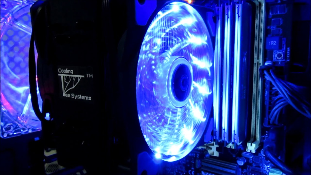 CPU Heat Pipe Cooler BLUE ICEBERG - Cooling Tree Systems - YouTube