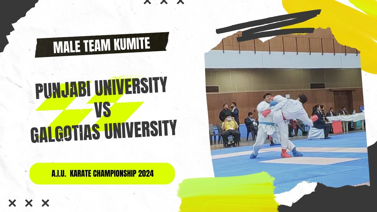 Team Kumite Fight - All India Inter-University Karate Championship 2024 ...