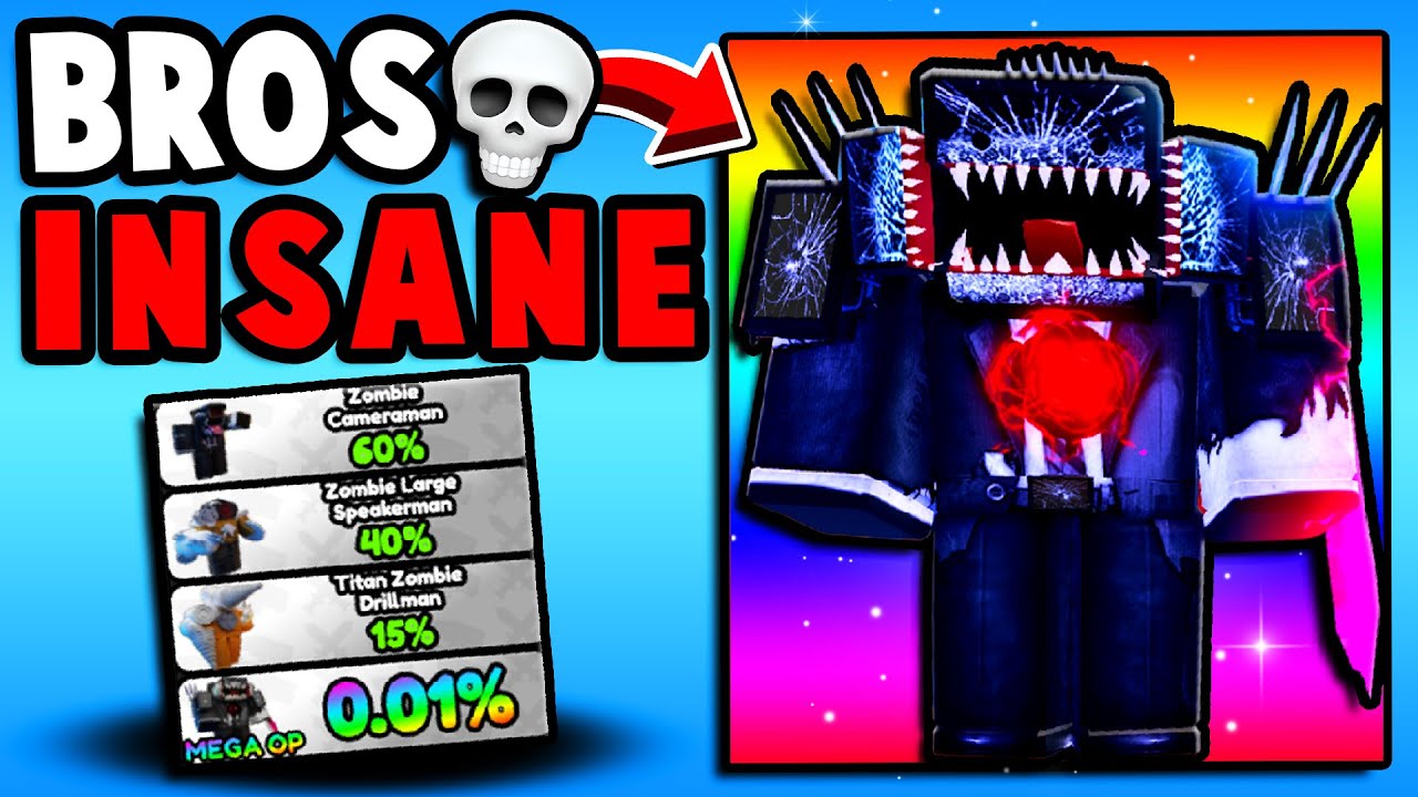 New OP ZOMBIE UPGRADED TITAN TV MAN Is INSANE! - YouTube