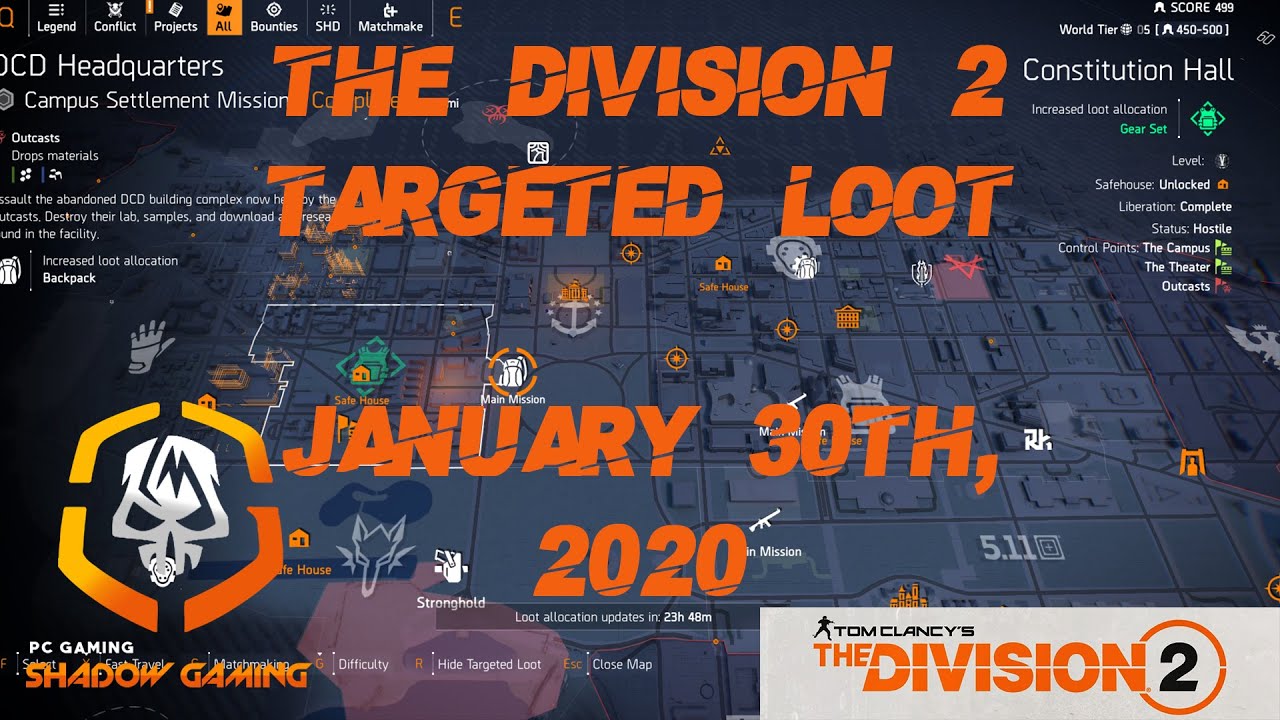 The Division 2 | Targeted Loot | January 30 - YouTube