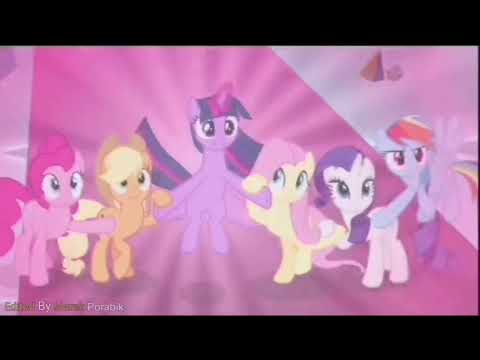 Mean Six Ponies & Discord vs. King Sombra with healthbars