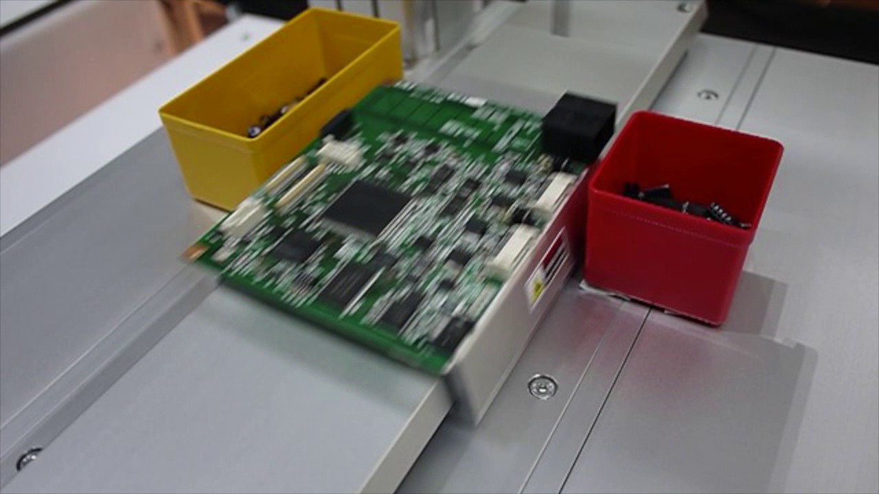 IAI TTA TableTop Robot Circuit Board Application - YouTube