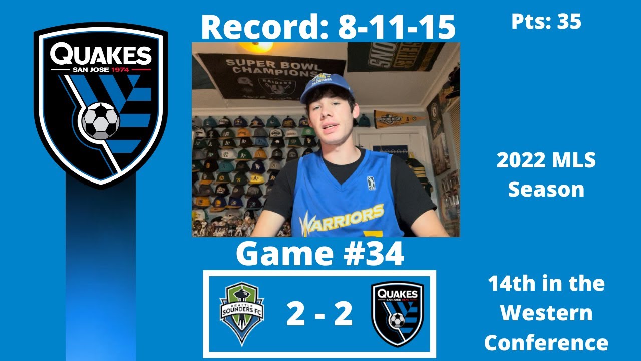 The Quakes and Sounders Draw 2-2 in the Season Finale - YouTube