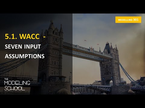 [Modeling 301] 5.1. Advanced WACC Calculation - Seven Input Assumptions ...