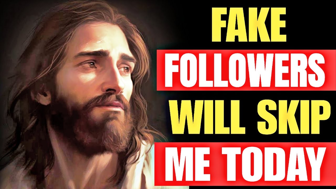 God Says: True Christians Will Never Avoid This ️ | Only Fake Followers ...
