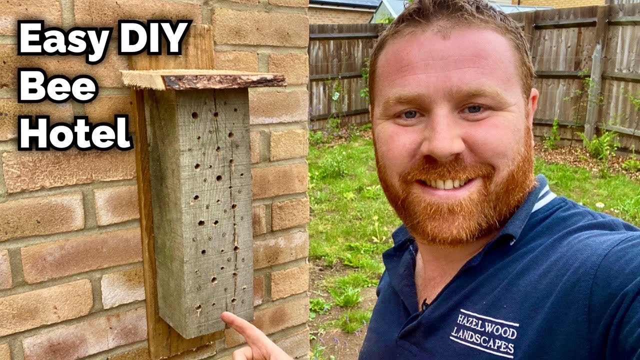How to Make a Bee Hotel - DIY - YouTube