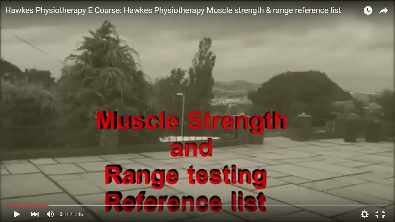 Hawkes Physiotherapy E Course: Hawkes Physiotherapy Muscle strength ...