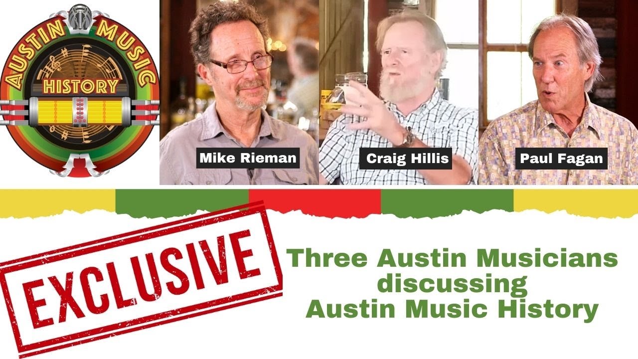 AMH Presents 3 Austin Musicians at a Bar, Live Chat Q&A Mike Rieman ...
