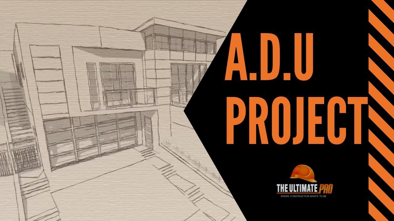 How does an ADU project look like? - 3D Dwelling Unit Rendering View ...