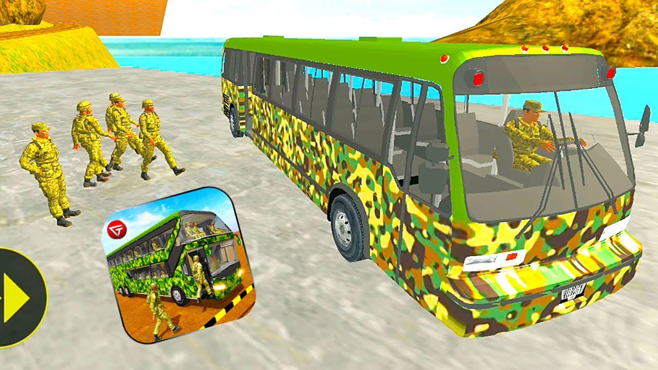 Army Bus Driver US Soldier Transport Duty 2017 - Offroad Bus Driving ...