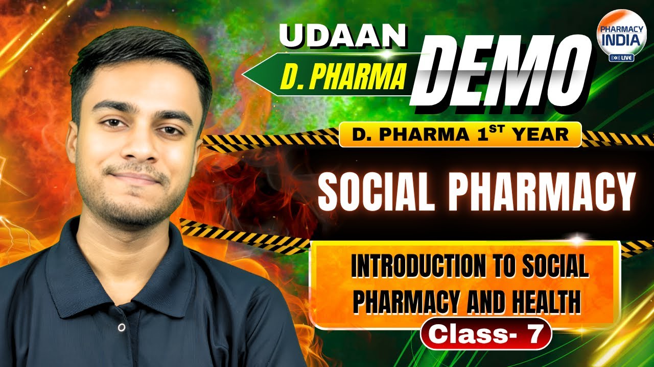 Social Pharmacy | Introduction to Social Pharmacy | Udaan Demo | Class ...