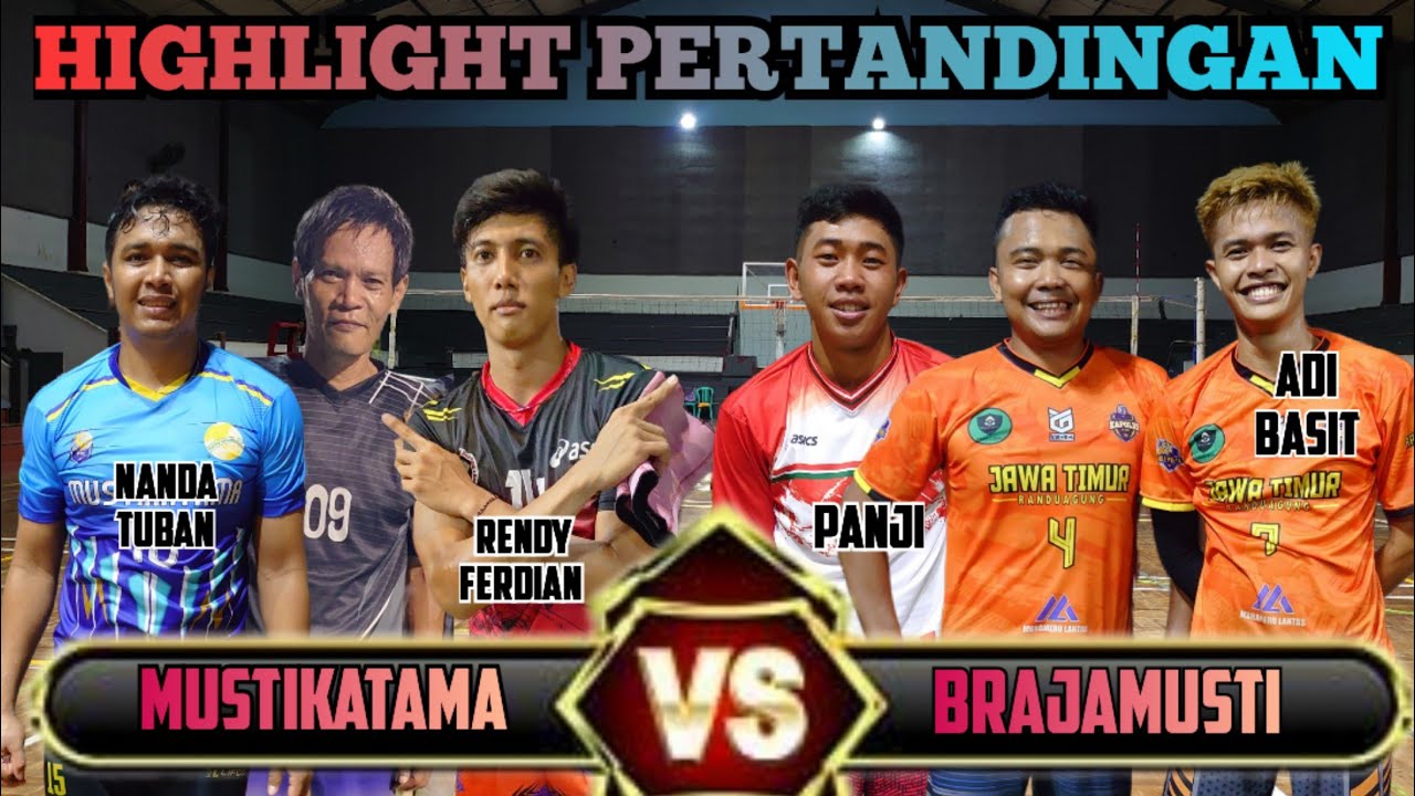 Highlight pertandingan antara MUSTIKATAMA vs BRAJAMUSTI - YouTube