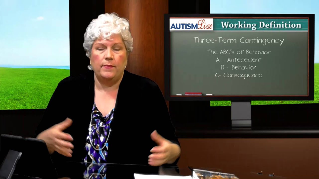 Autism Jargon: Three Term Contingency - YouTube