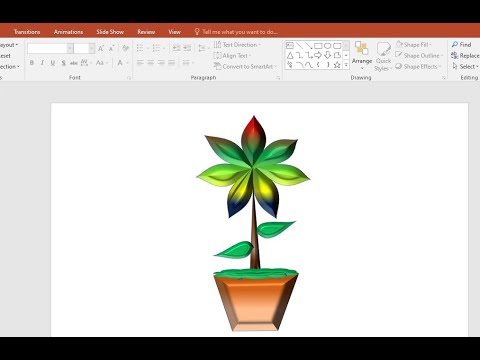 Beautiful open flower animation effect in PowerPoint || Advance Blossom ...
