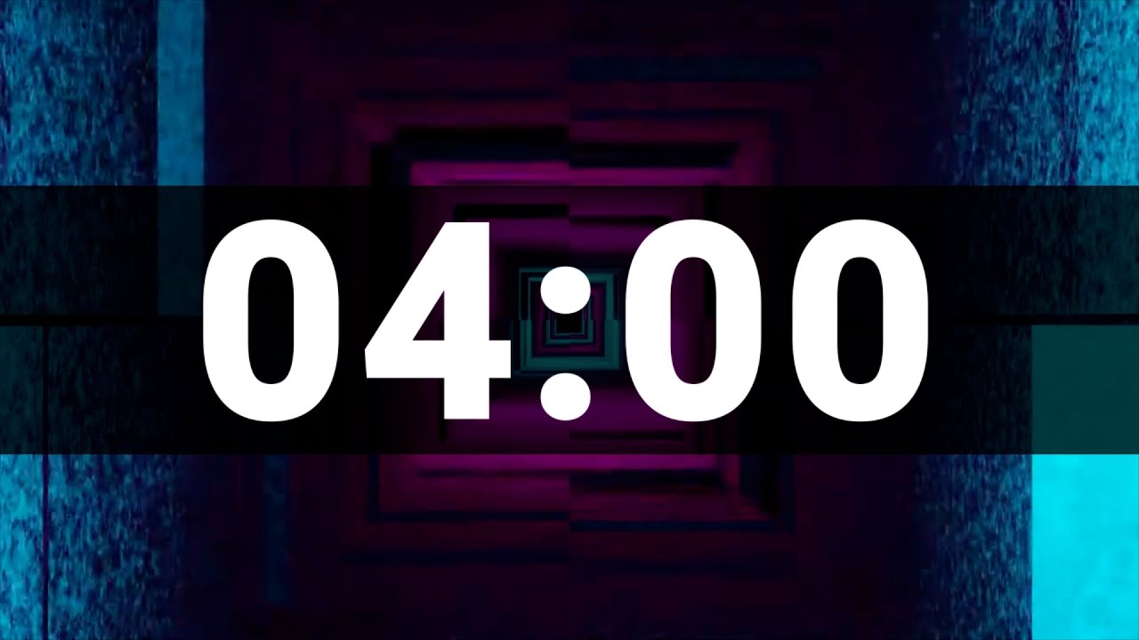 4 Minute Timer with Cool Upbeat Music for Kids, Chill Instrumental ...