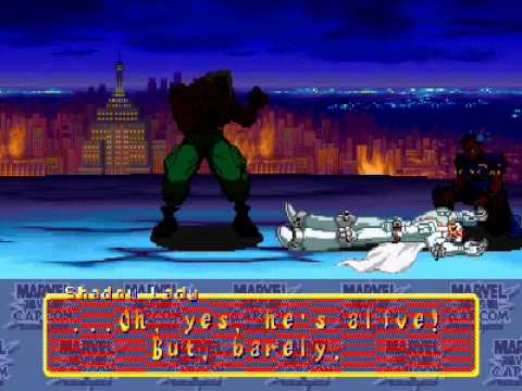 Marvel Vs Capcom shadow lady ending (final) - YouTube