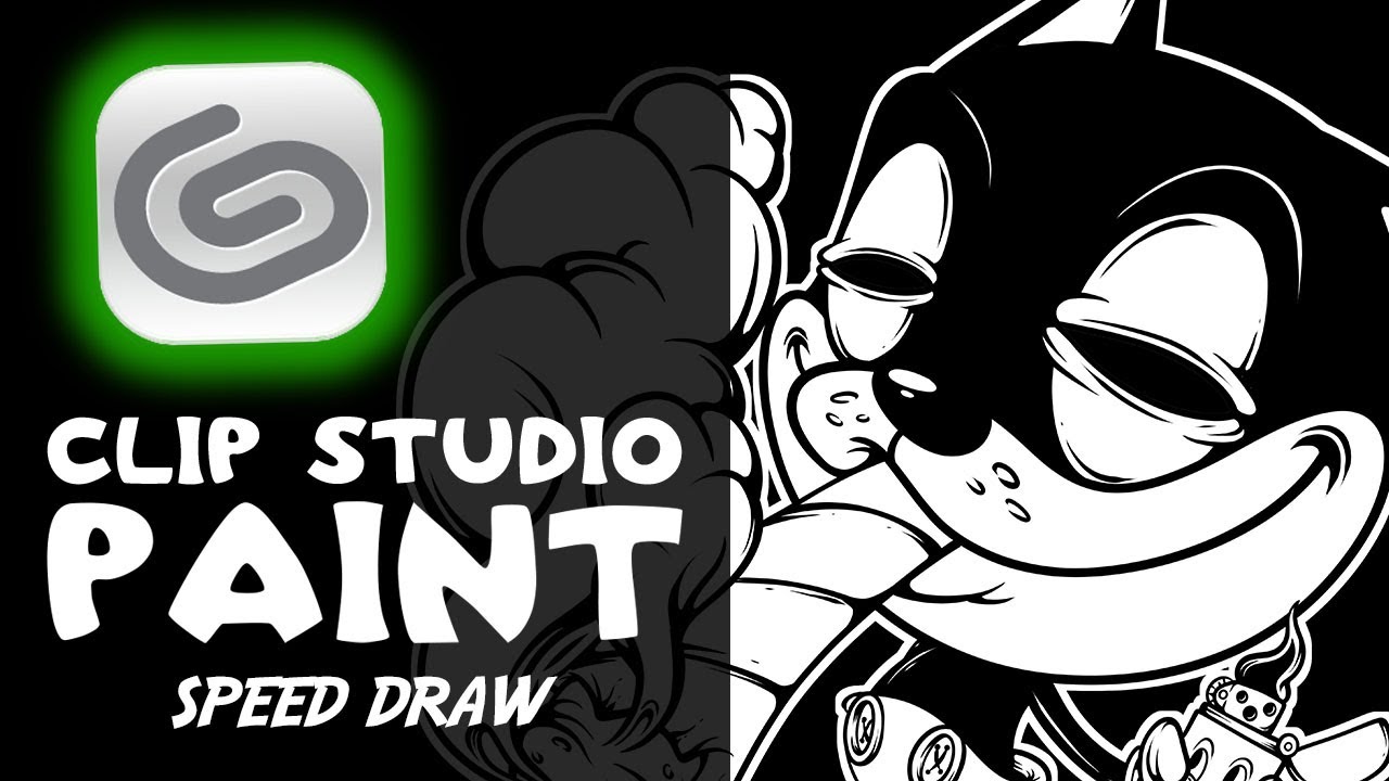 Clip Studio Paint Speed Draw: I Like Big Blunts And I Cannot Lie - YouTube