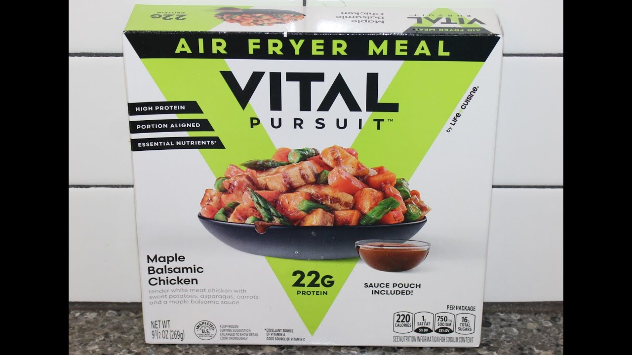Vital Pursuit by Nestle: Maple Balsamic Chicken Meal Review - YouTube