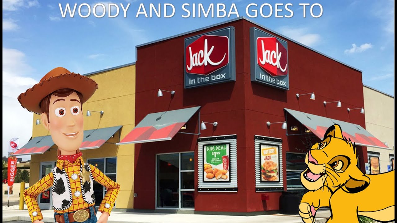 Woody and Simba Goes to Jack in the Box - YouTube