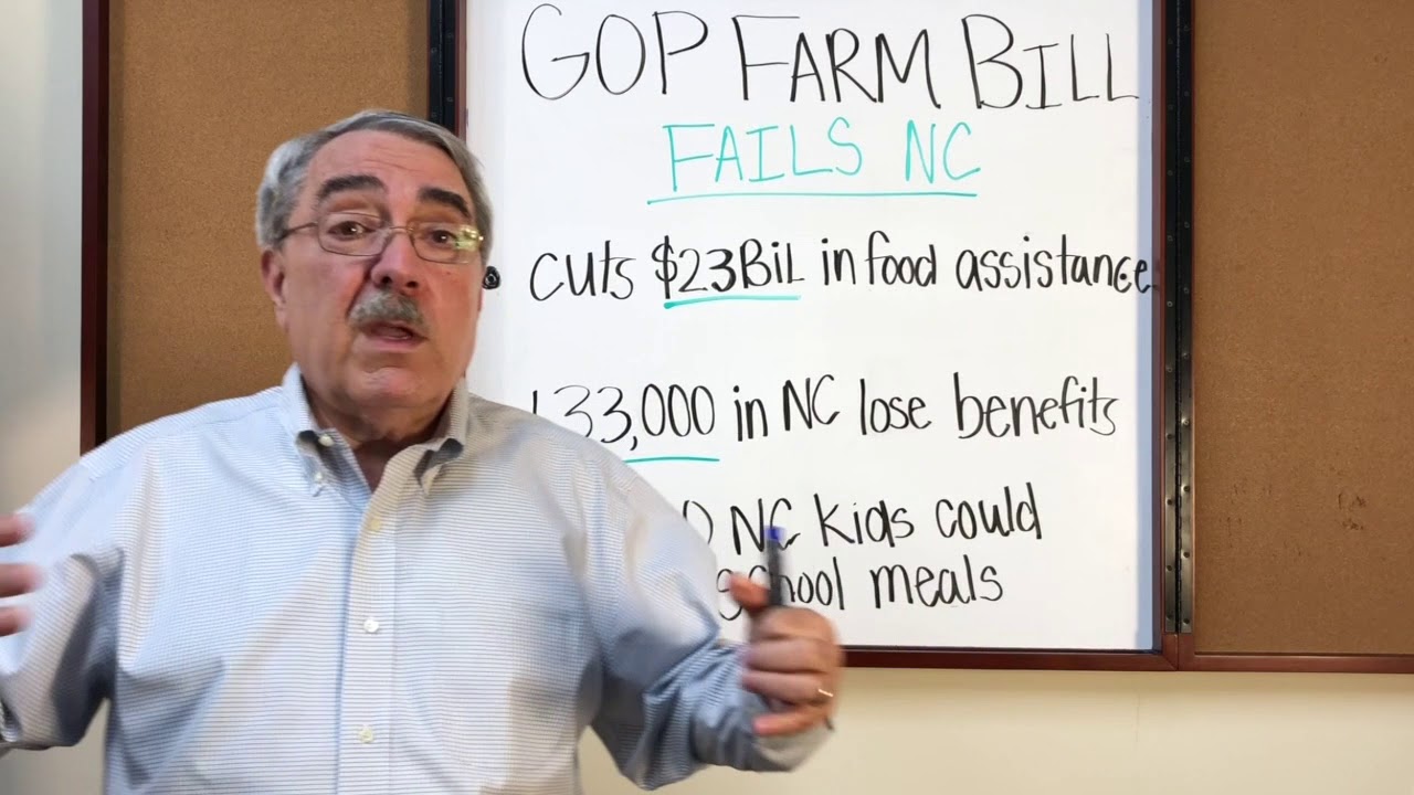 Congressman Butterfield: GOP Farm Bill Fails NC - YouTube