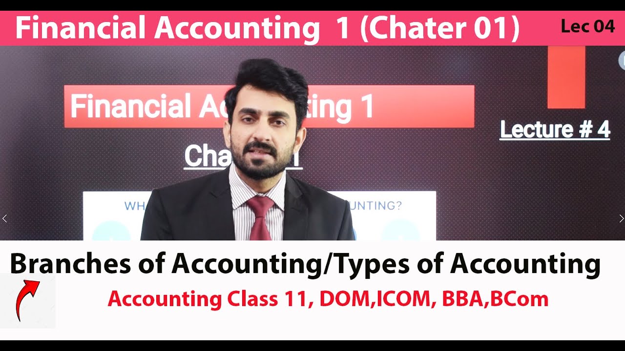 Branches of Accounting || Types of Accounting|| Class 11|| BCOM ...