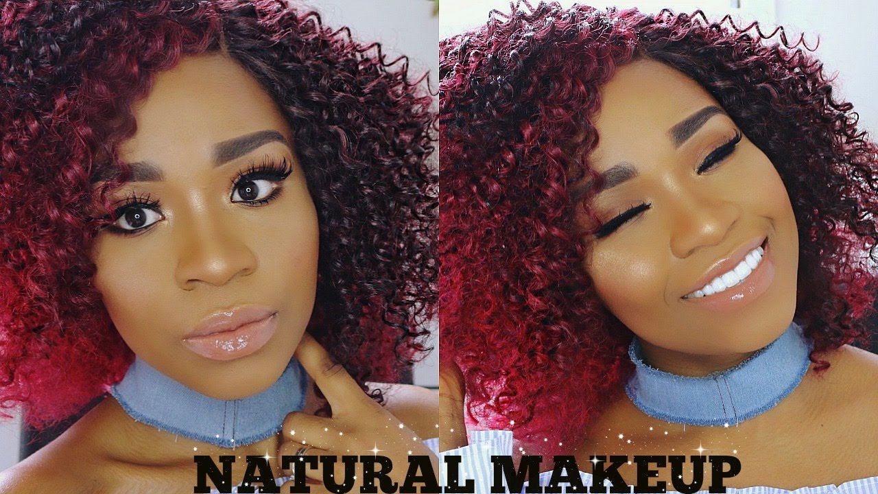Natural Glam Makeup Tutorial // No Eyeshadow OR lipstick - YouTube
