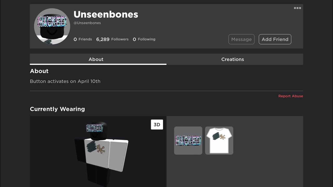 Who is The hacker Unseenbones? (ROBLOX) - YouTube