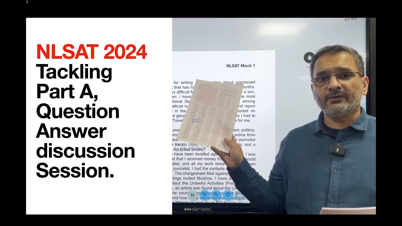 NLSAT 2025 Preparation | Part A Question Practice Lecture - YouTube