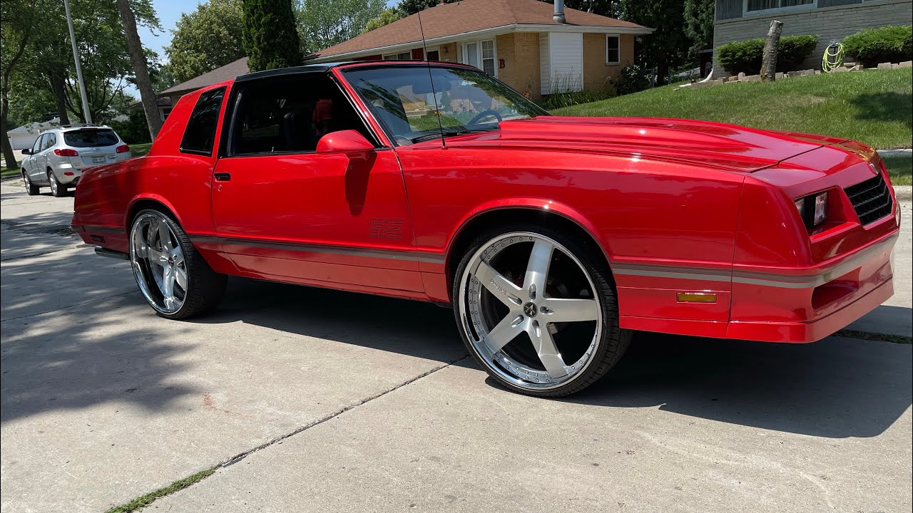 CUSTOM 1988 T-TOP MONTE CARLO SS ON 24” VELLANO’S - YouTube