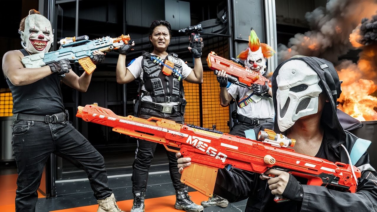 LTT Films: Suspenseful Nerf Guns Mission Silver Flash Will They Make It ...