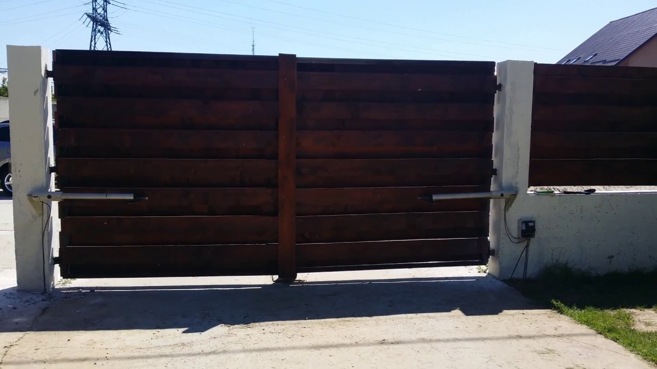 kit automatizare porti automate somfy 0768523305 - YouTube