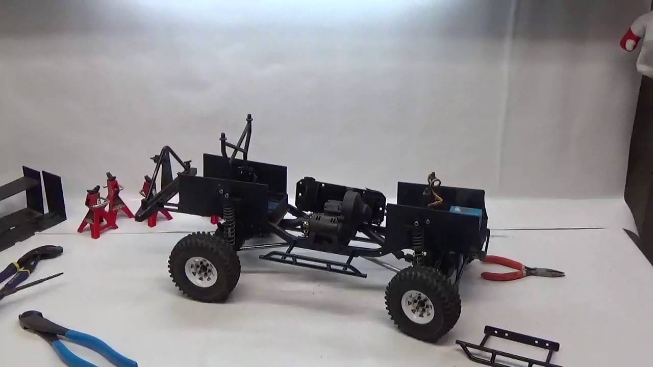 EXTREME RC 4X4 RC4WD Tough Armor Rock Sliders - YouTube