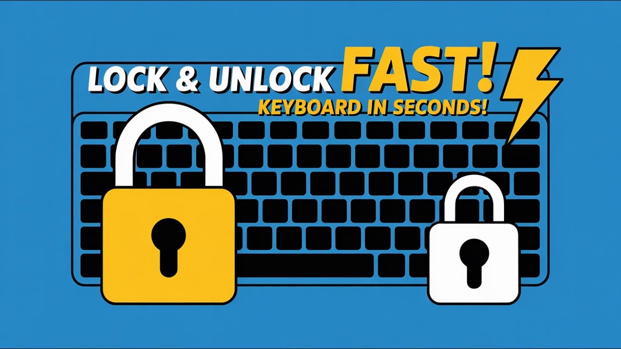 How to Lock & Unlock Your Windows PC Keyboard in Seconds (Super Fast ...