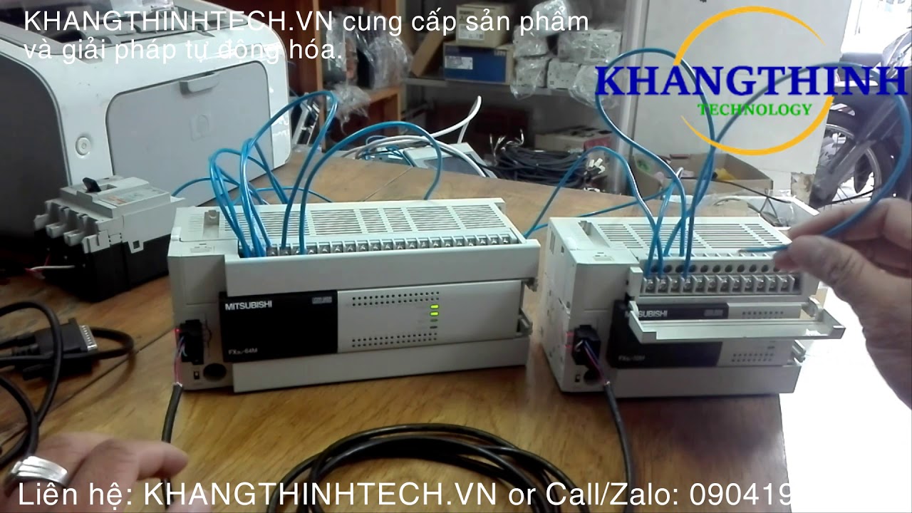 GIAO TIẾP CHUẨN RS-485 GIỮA CÁC PLC FX5U FX3U FX3G FX3S FX2N FX1N FX1S ...
